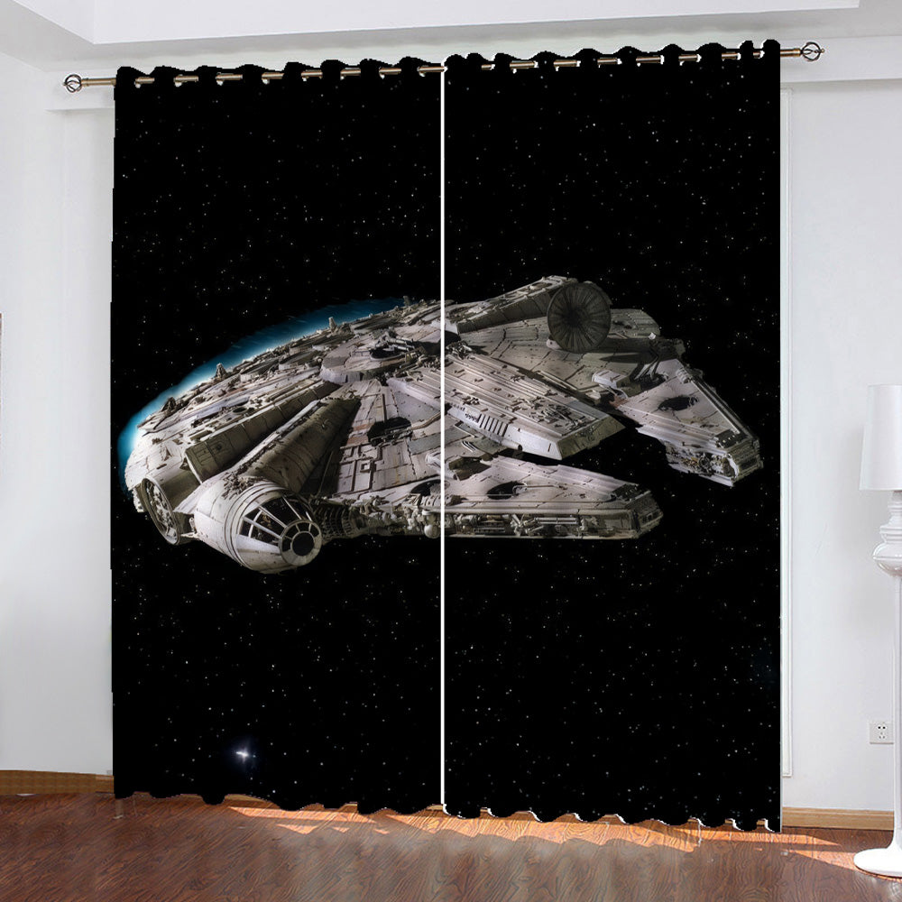 Millennium Falcon Window Curtains