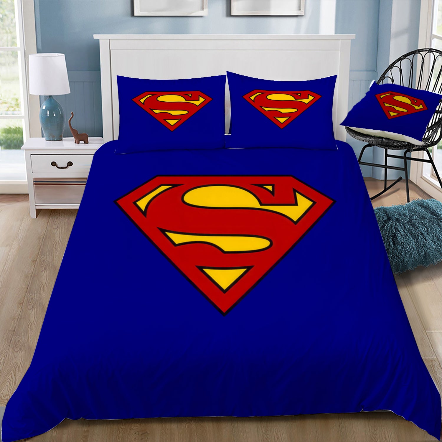 Superman Doona / Duvet Cover and 2 Pillow Slips