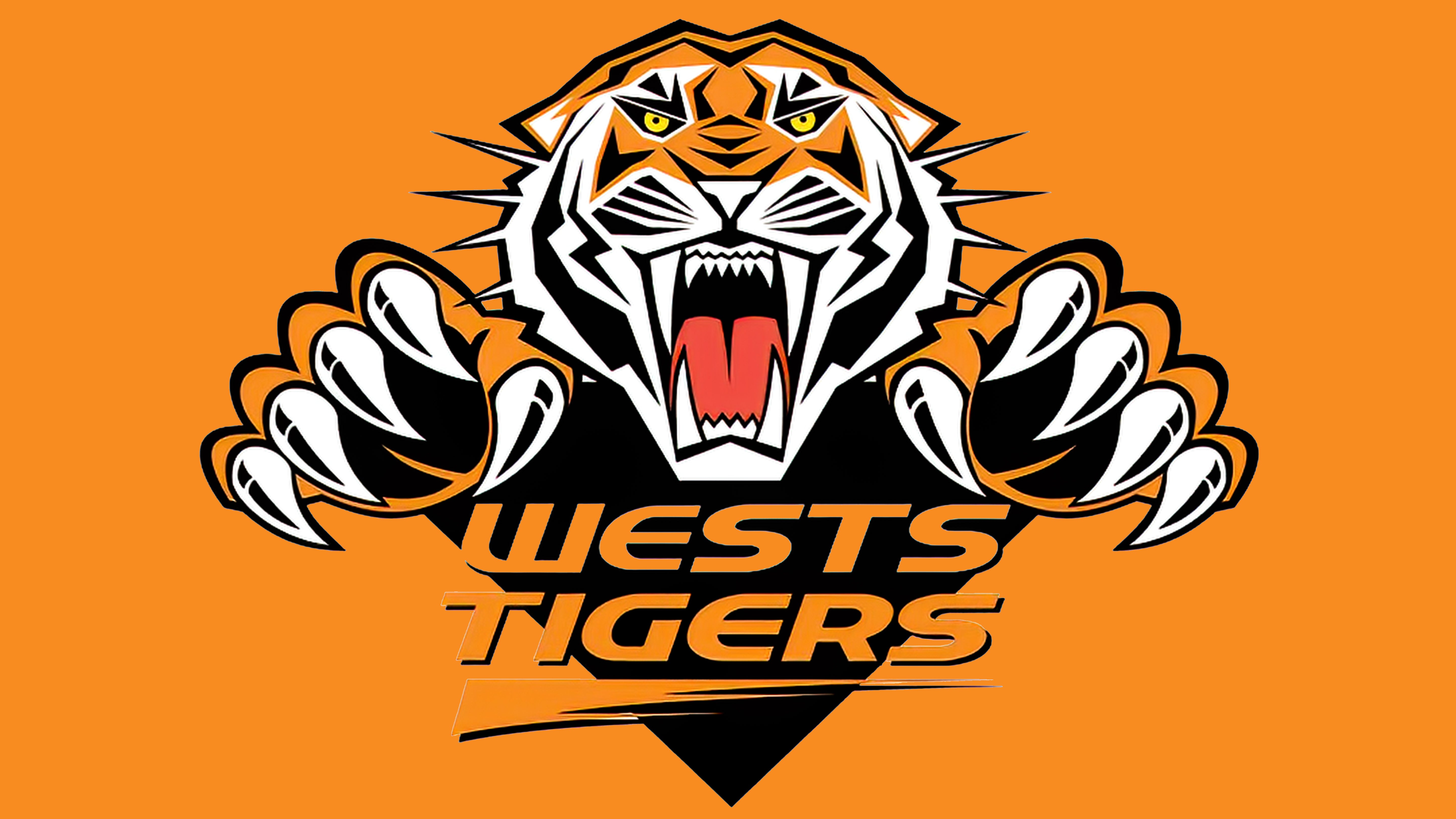NRL Wests Tigers Team Colours Rugby League Flag